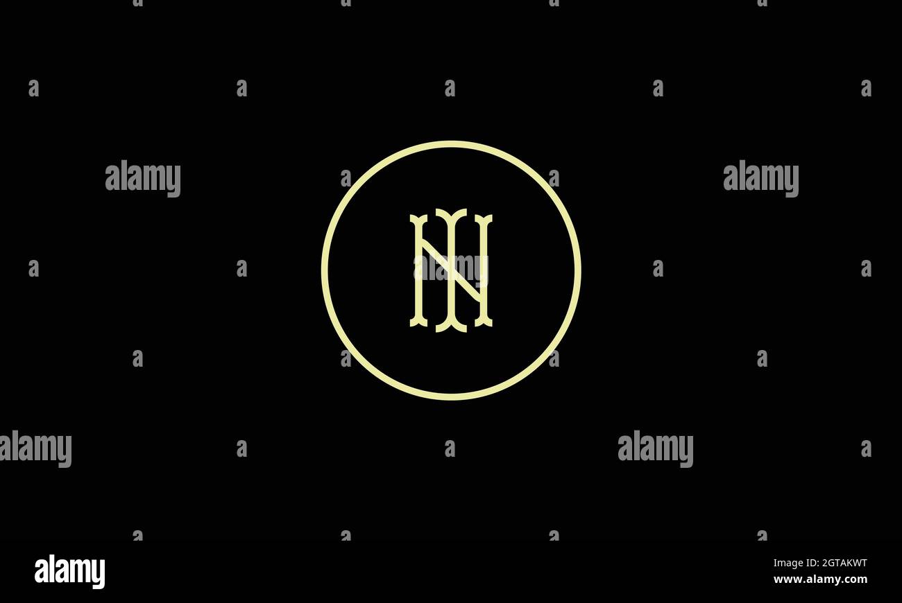 Minimalist logo letters in Stock Vector Images - Alamy