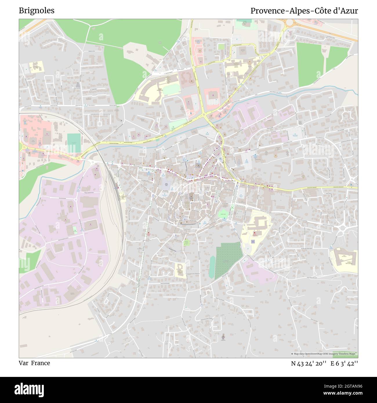 Brignoles, Var, France, Provence-Alpes-Côte d'Azur, N 43 24' 20'', E 6 ...