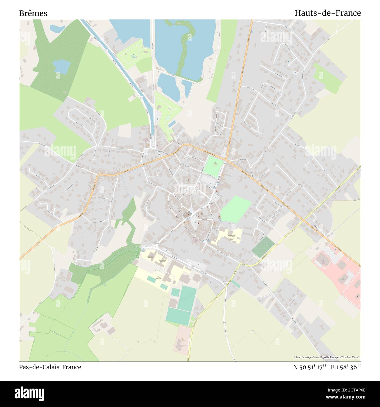 Brêmes, Pas-de-Calais, France, Hauts-de-France, N 50 51' 17'', E 1 58 ...