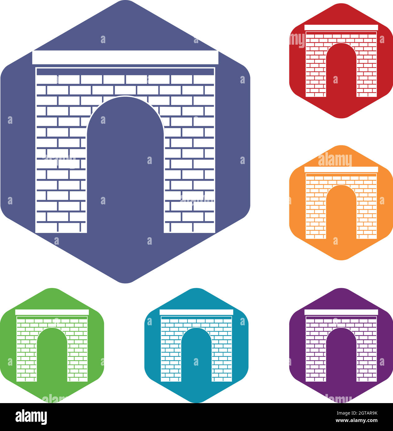 Arch icons set Stock Vector Image & Art - Alamy