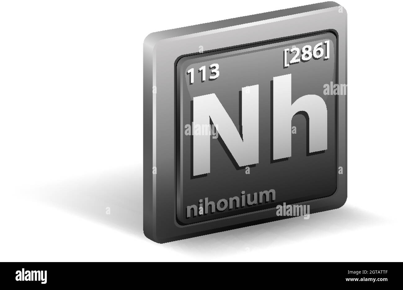 Atomic structure of nihonium Cut Out Stock Images & Pictures - Alamy