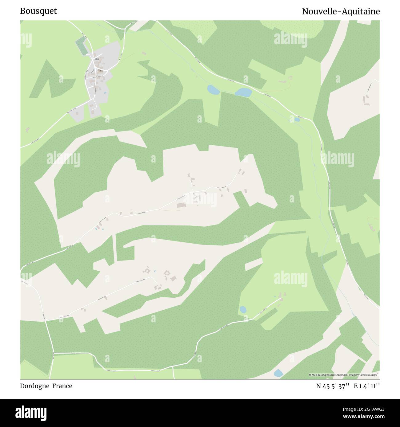 Bousquet, Dordogne, France, Nouvelle-Aquitaine, N 45 5' 37'', E 1 4' 11 ...