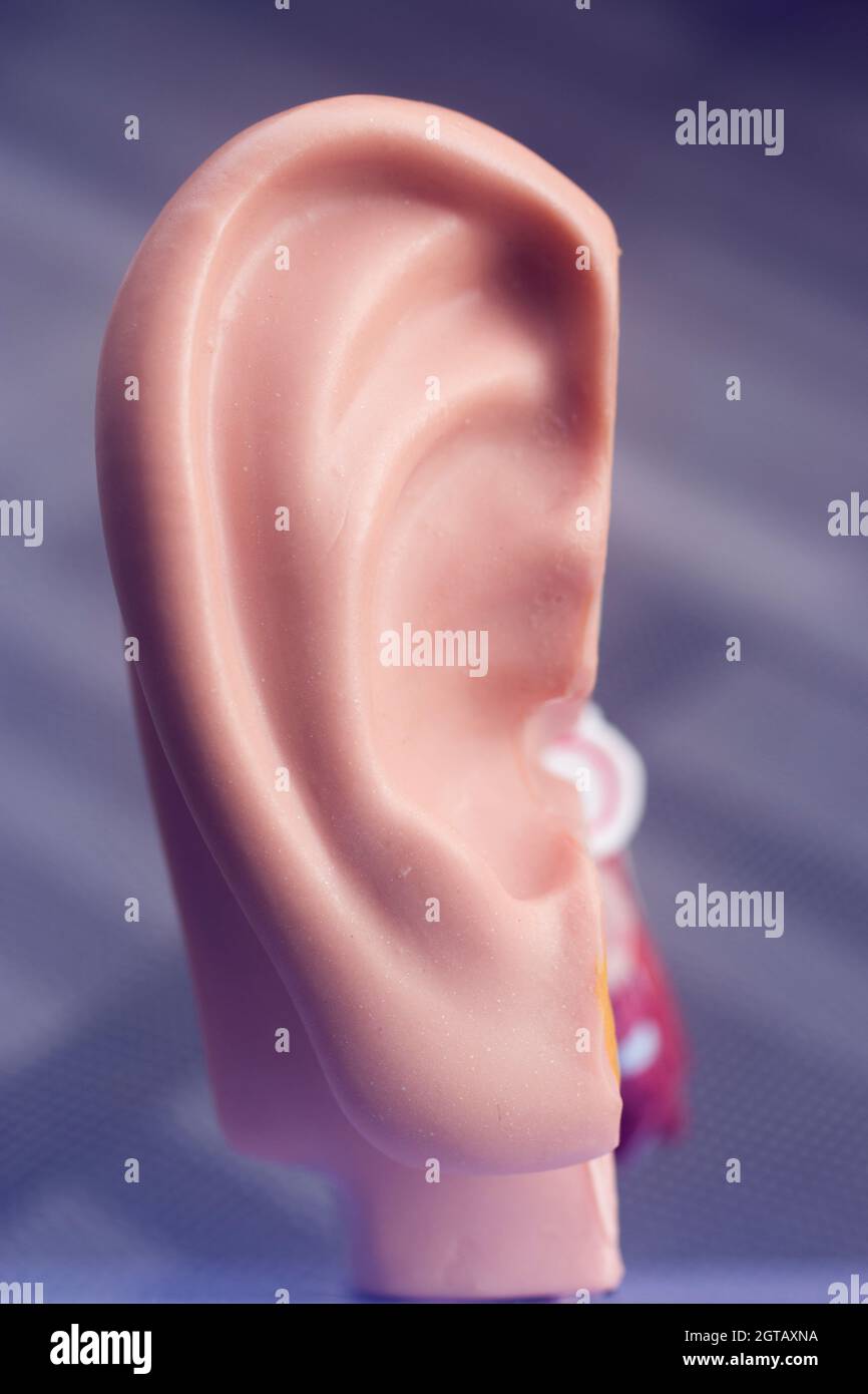 Artificial human ear hi-res stock photography and images - Alamy