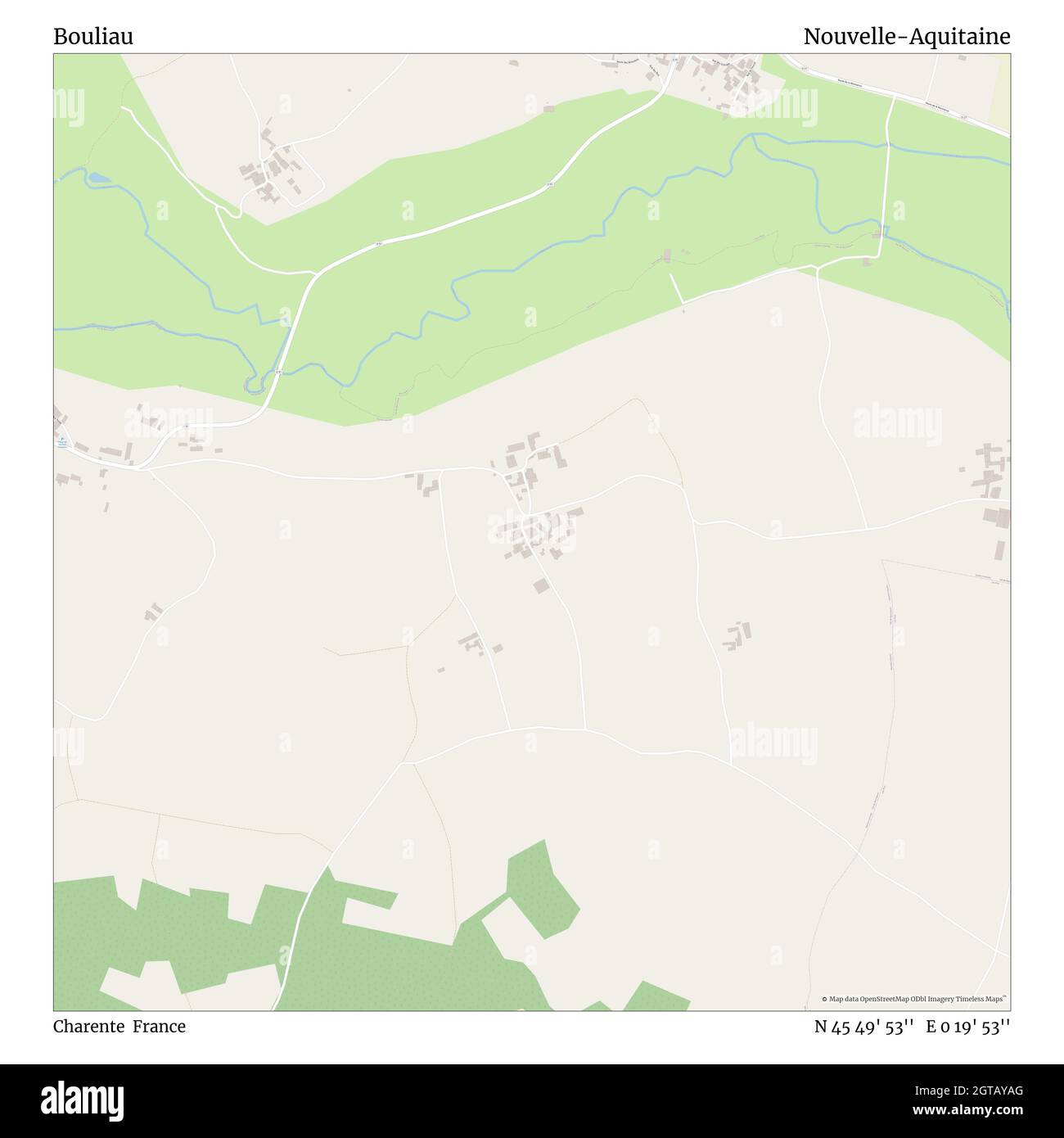 Bouliau, Charente, France, Nouvelle-Aquitaine, N 45 49' 53'', E 0 19 ...