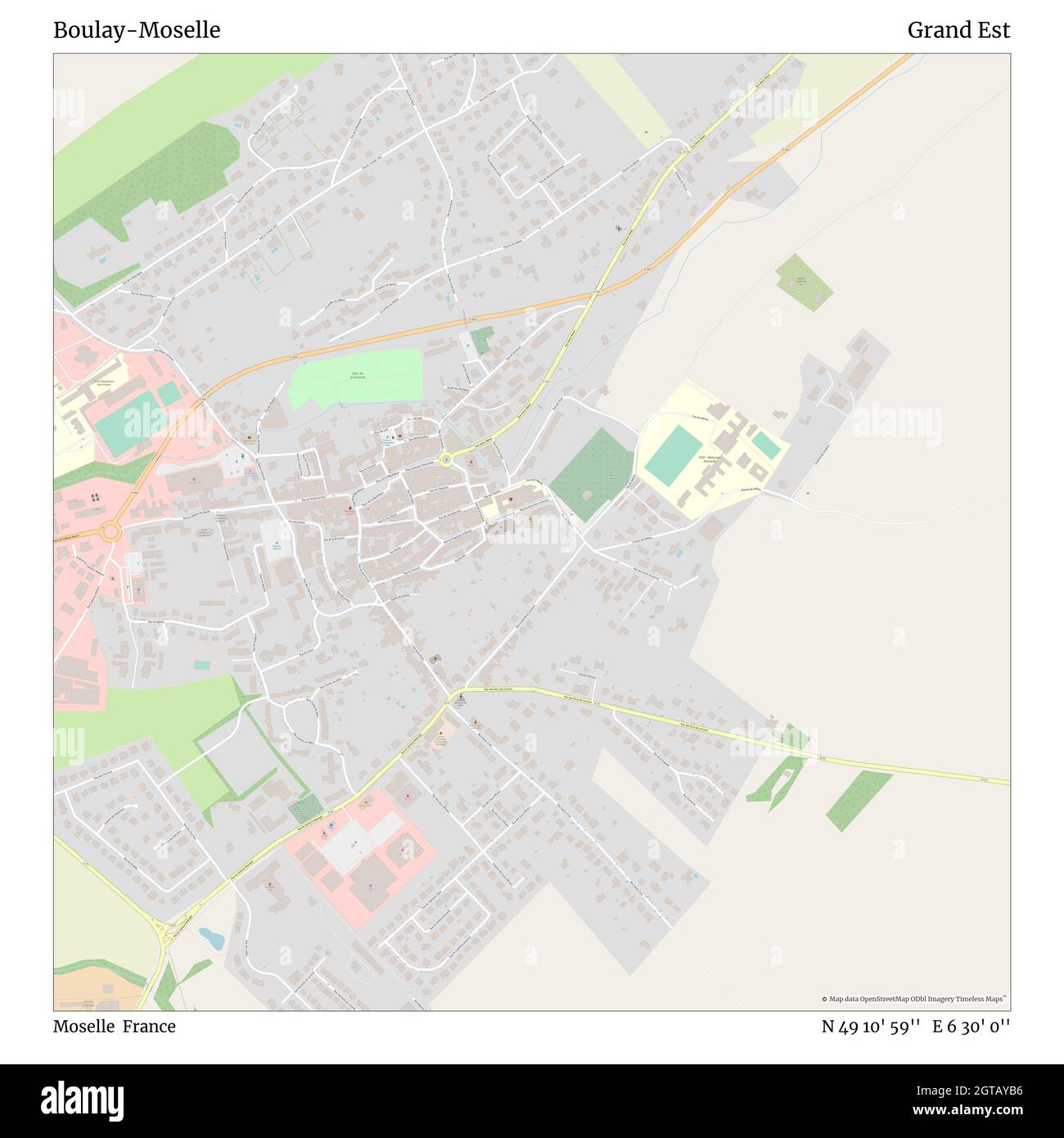 Boulay-Moselle, Moselle, France, Grand Est, N 49 10' 59'', E 6 30' 0 ...
