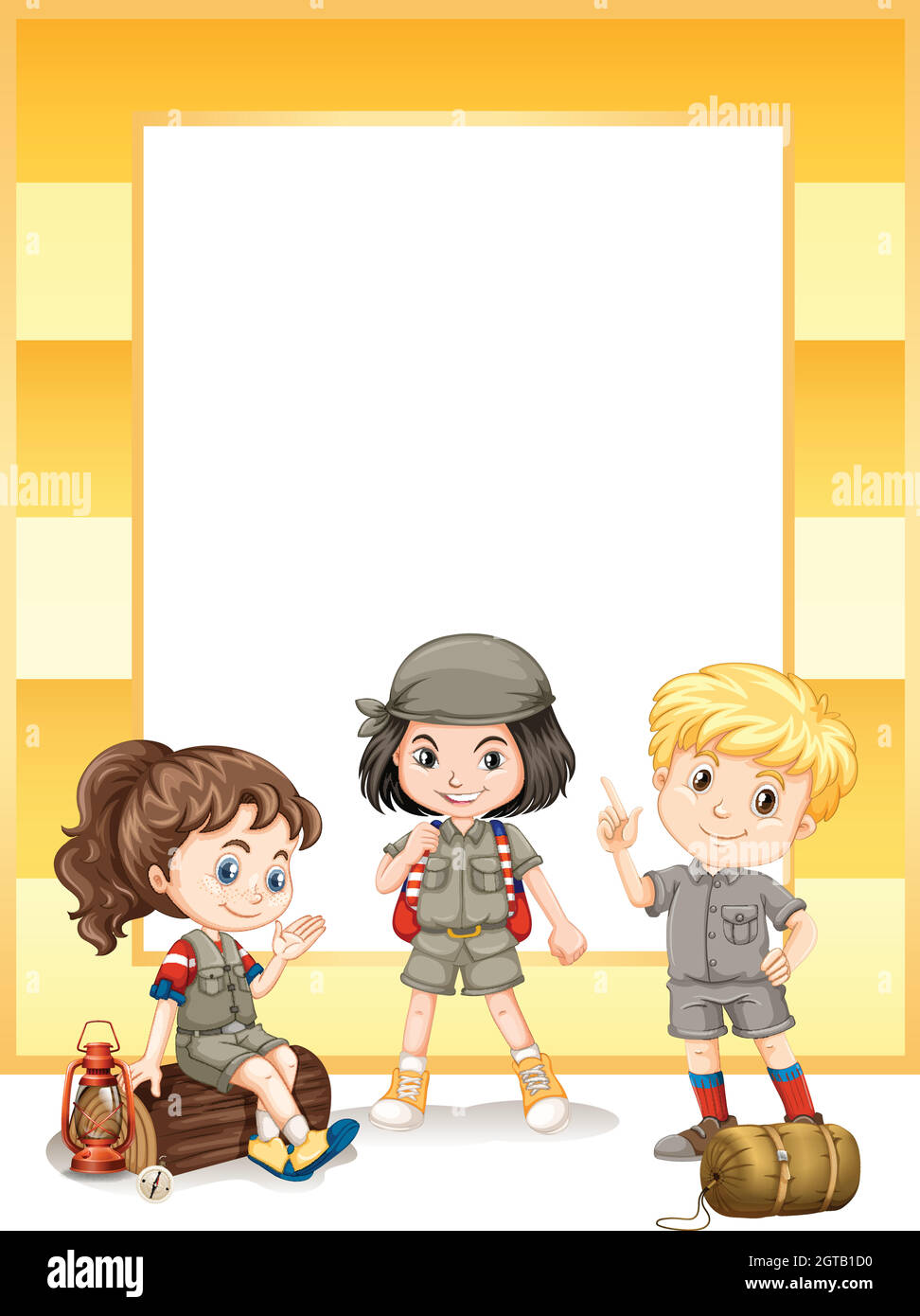 A group of scout border Stock Vector Image & Art - Alamy