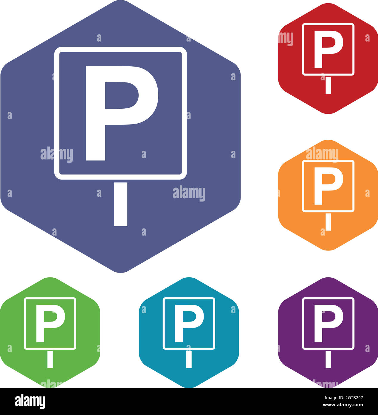 Parking zone regulation Stock Vector Images - Alamy