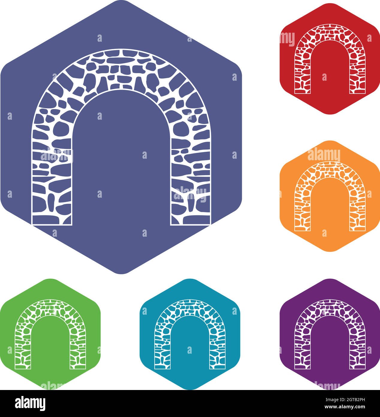 Arch icons set Stock Vector Image & Art - Alamy