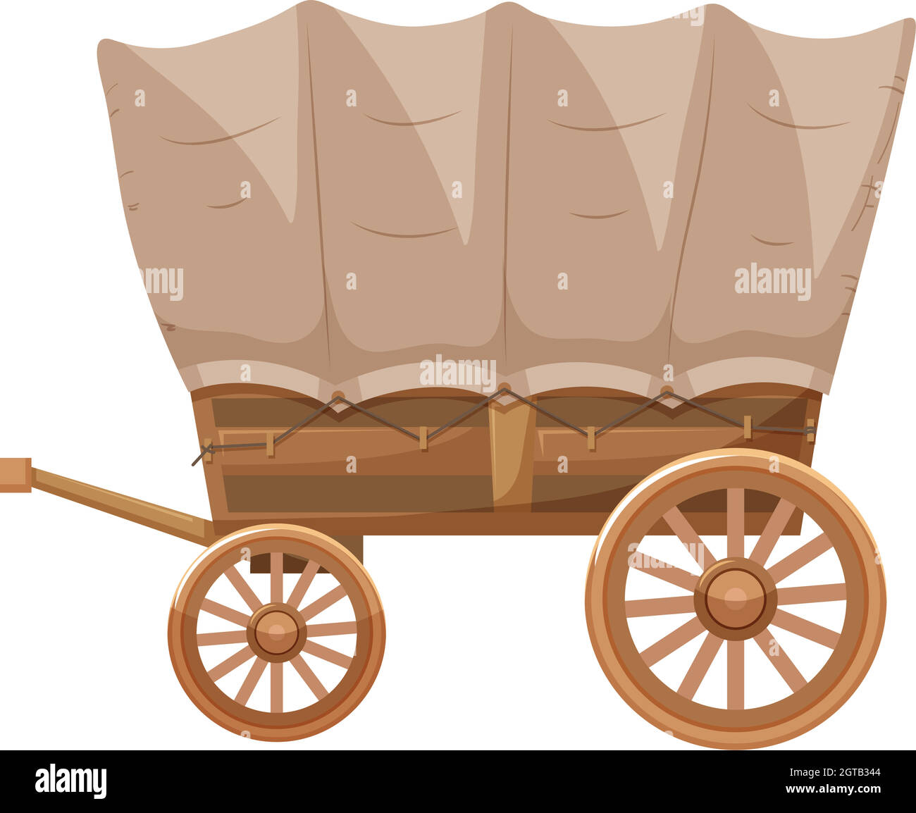 Western style of wagon Stock Vector Image & Art - Alamy
