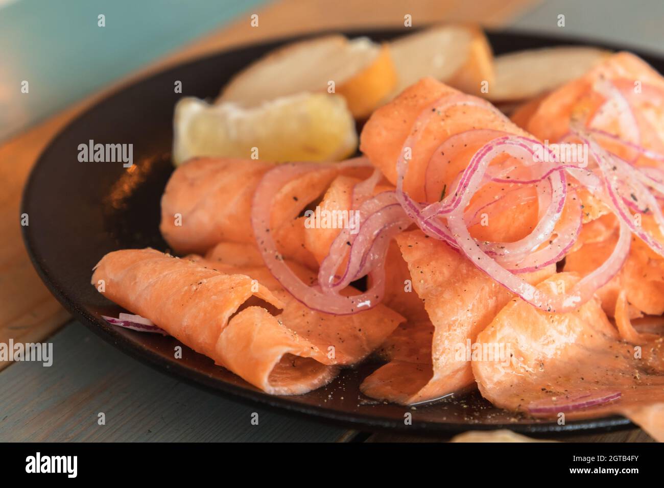 Stroganina, a dish of the indigenous people of northern Arctic Siberia ...