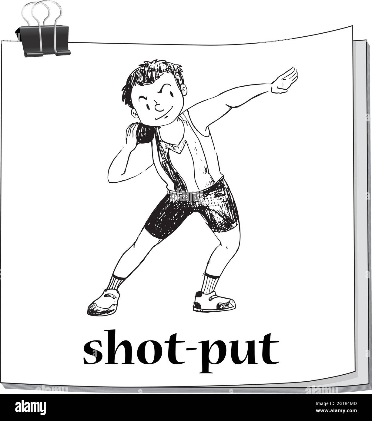 Shotput Clip Art