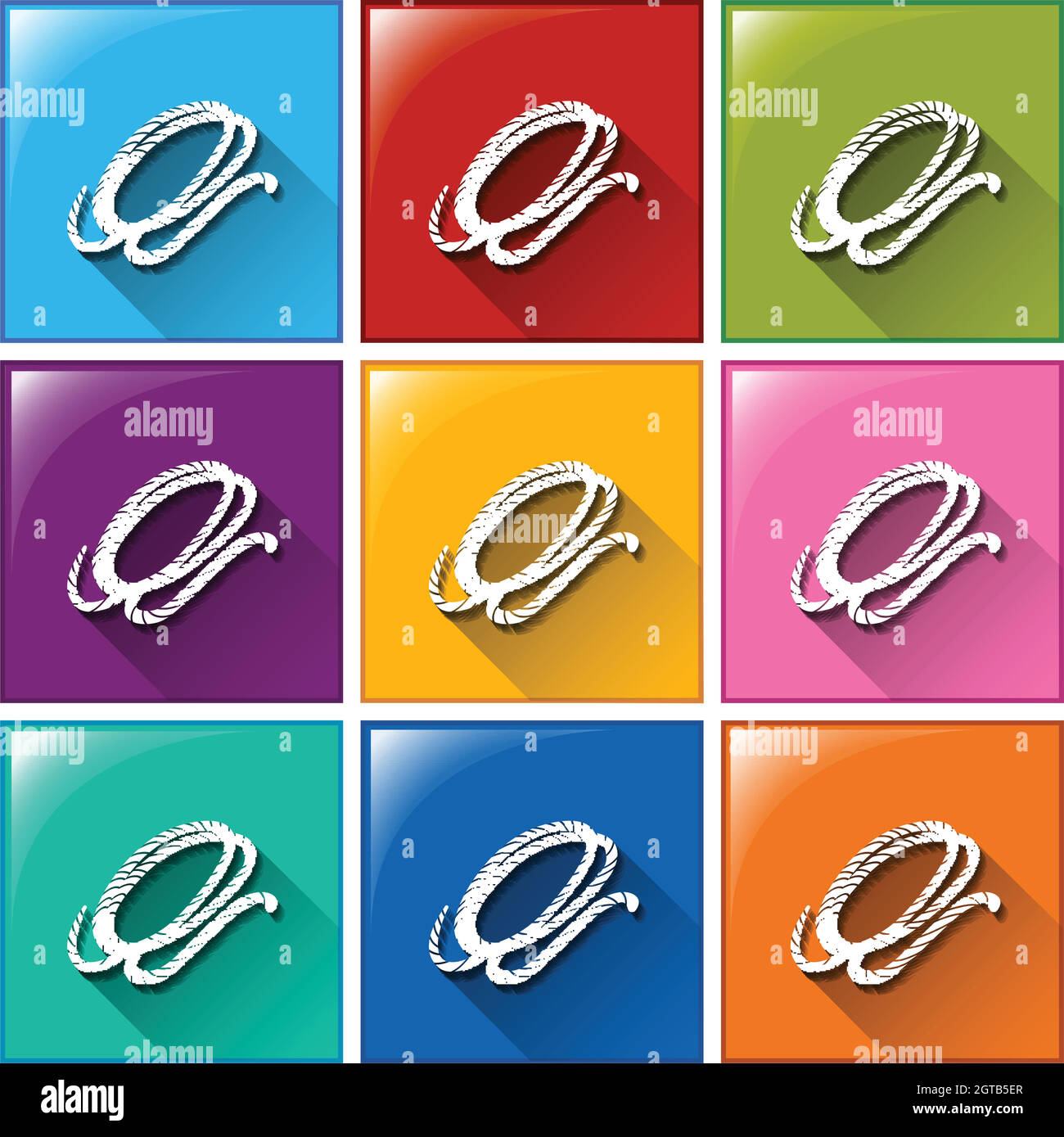 Heavy ropes Stock Vector Images - Alamy