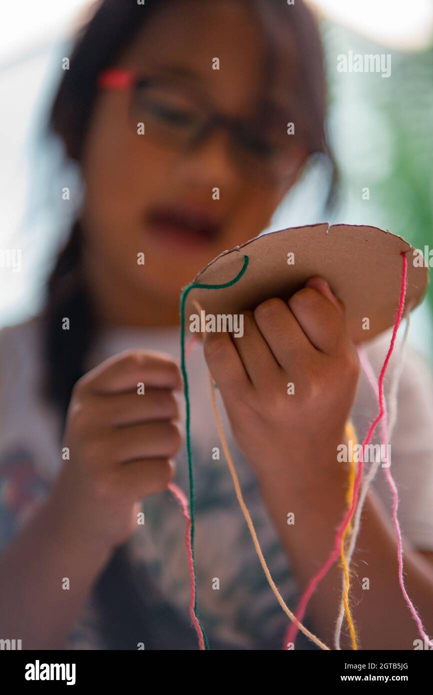 Girl 9 craft fabric hi-res stock photography and images - Alamy