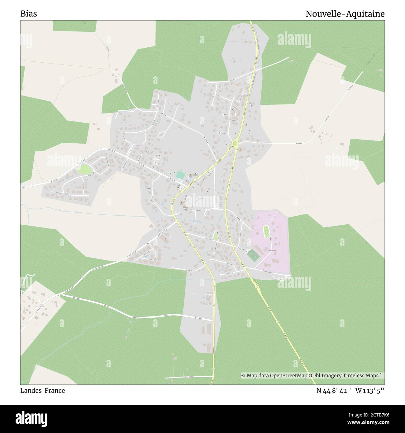 Bias, Landes, France, Nouvelle-Aquitaine, N 44 8' 42'', W 1 13' 5 ...