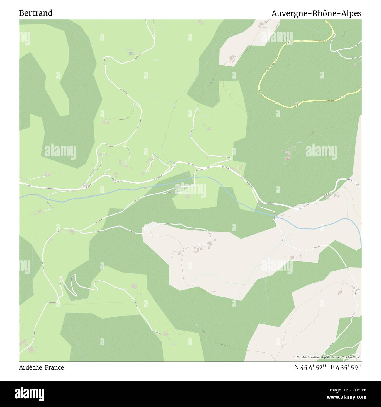 Map of bertrand hi-res stock photography and images - Alamy