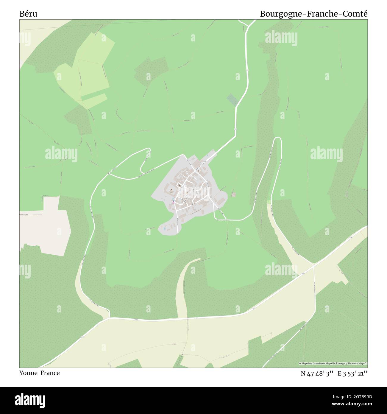 Béru, Yonne, France, Bourgogne-Franche-Comté, N 47 48' 3'', E 3 53' 21 ...