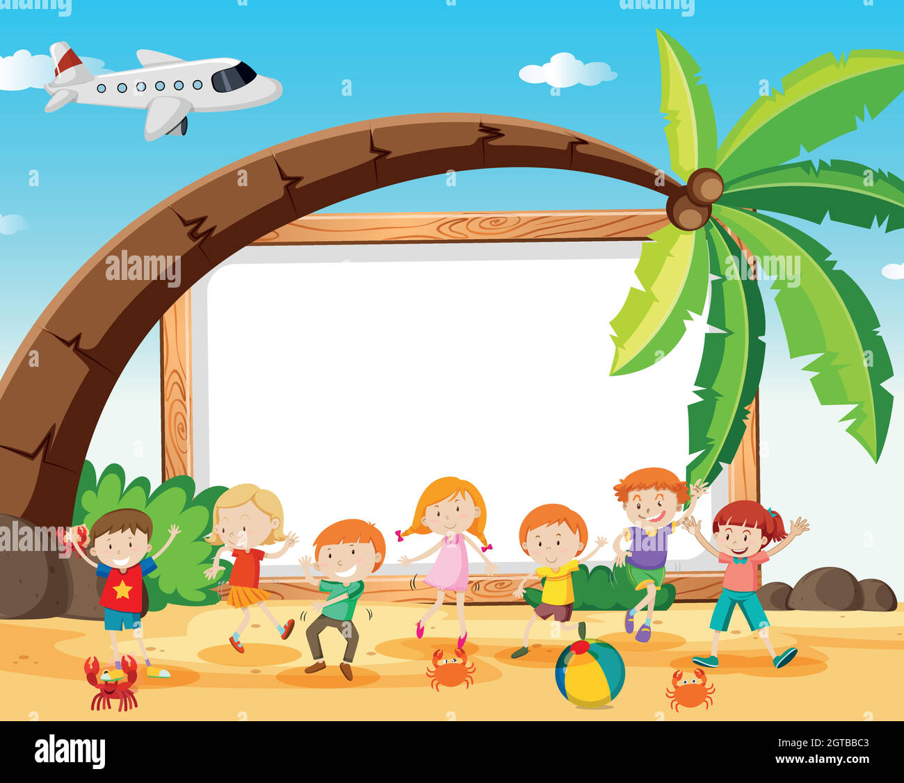 Children frame Stock Vector Images - Alamy
