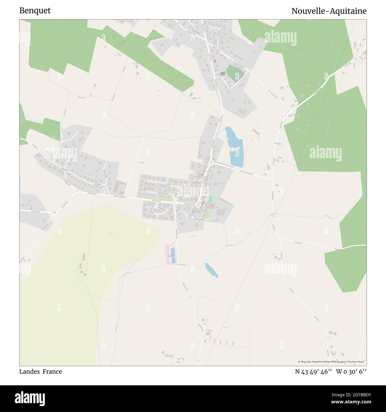 Benquet, Landes, France, Nouvelle-Aquitaine, N 43 49' 46'', W 0 30' 6 ...