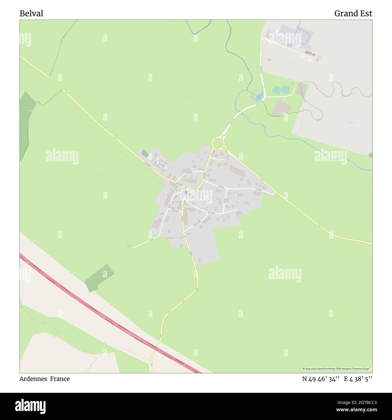 Belval, Ardennes, France, Grand Est, N 49 46' 34'', E 4 38' 5'', map ...
