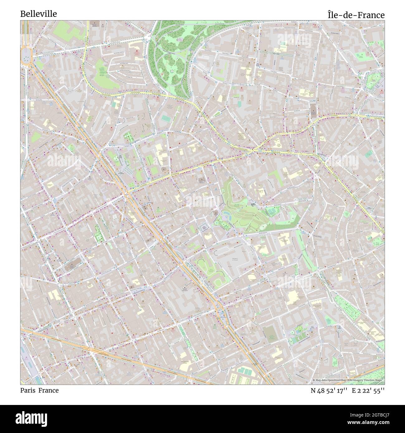 Belleville paris Cut Out Stock Images & Pictures - Alamy