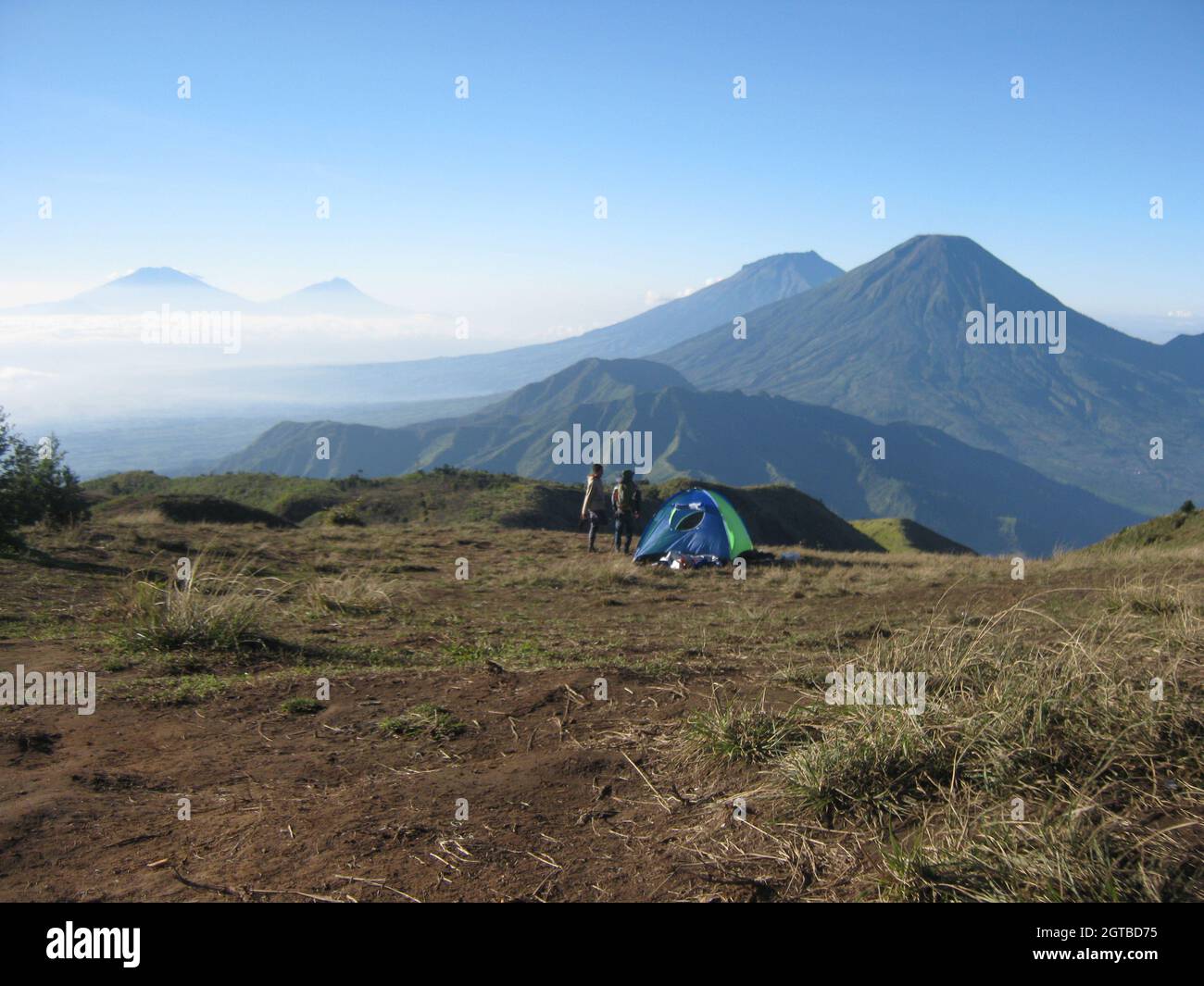 Beauty Montain In Java Stock Photo - Alamy