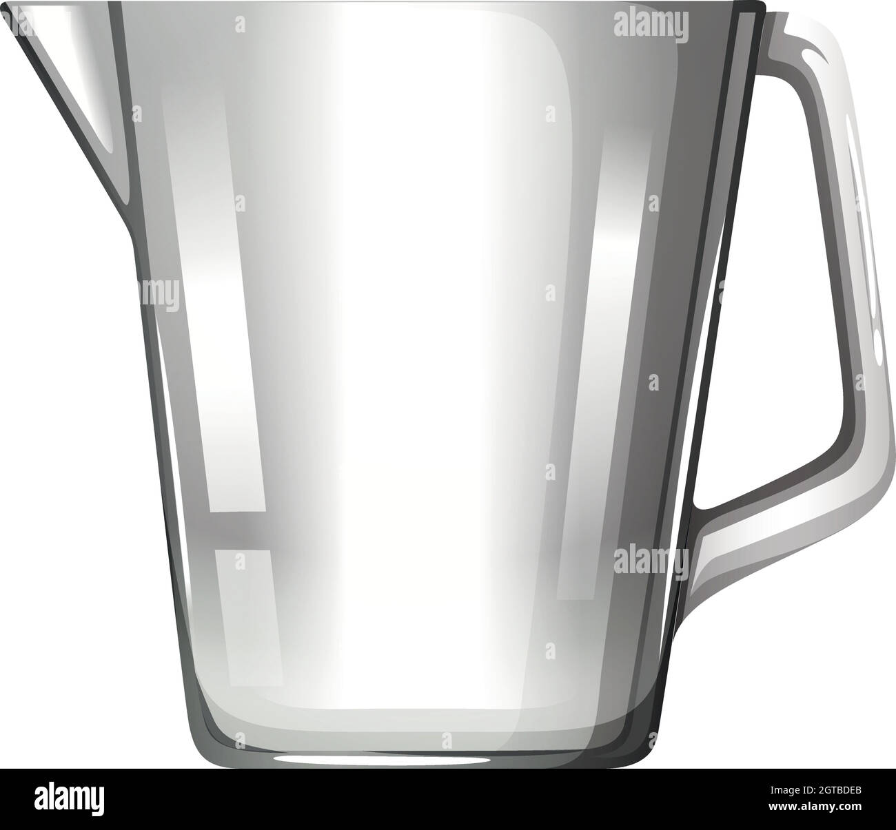 Glass beaker with handle Stock Vector Image & Art - Alamy