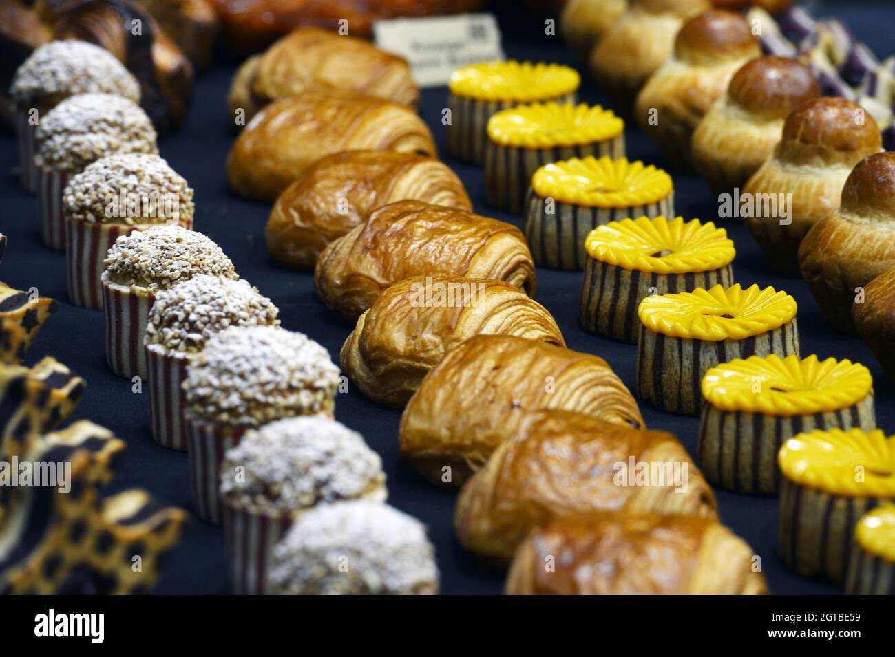 French bakery products - Lyon - France Stock Photo - Alamy