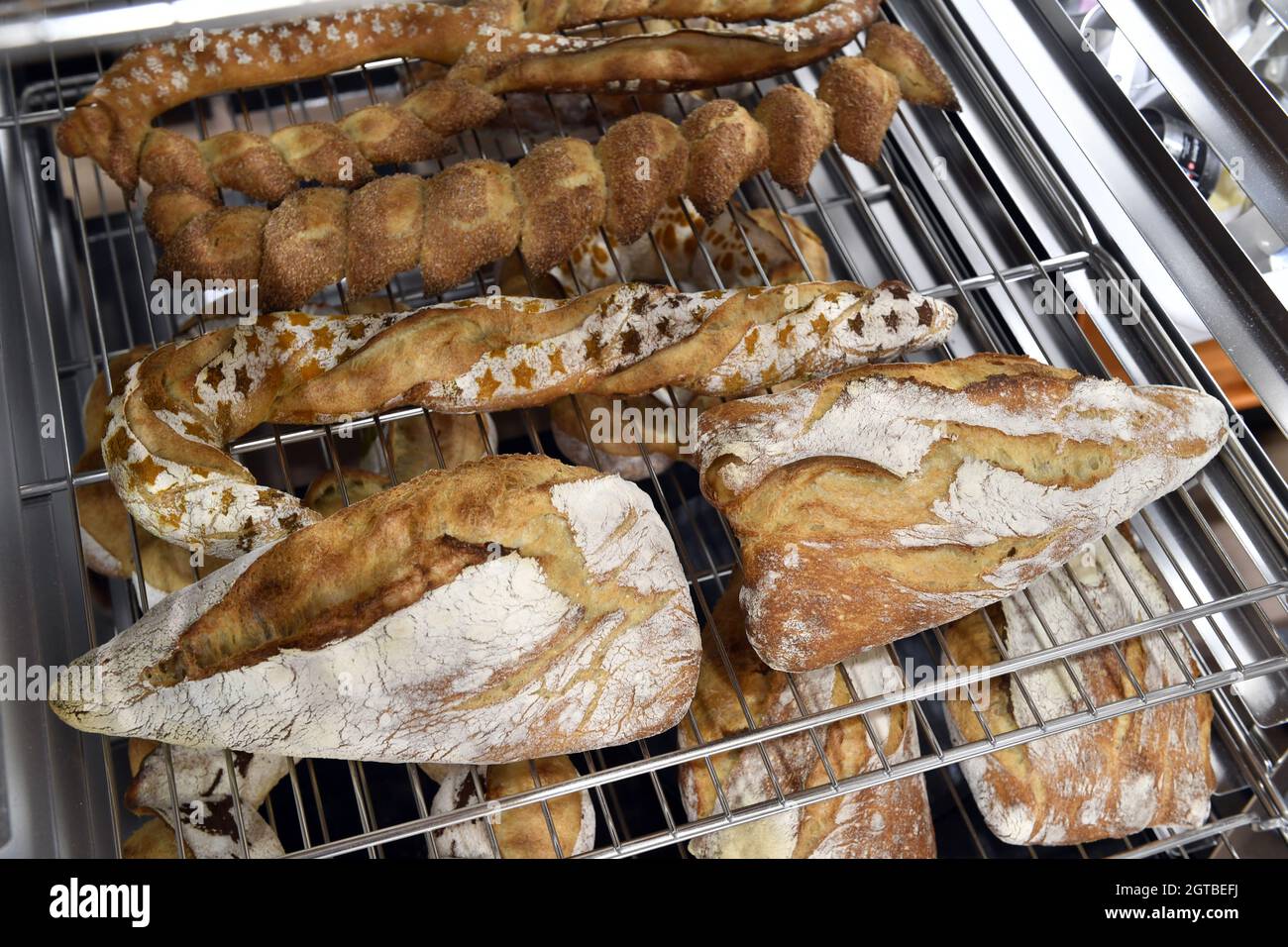 French bakery products - Lyon - France Stock Photo - Alamy