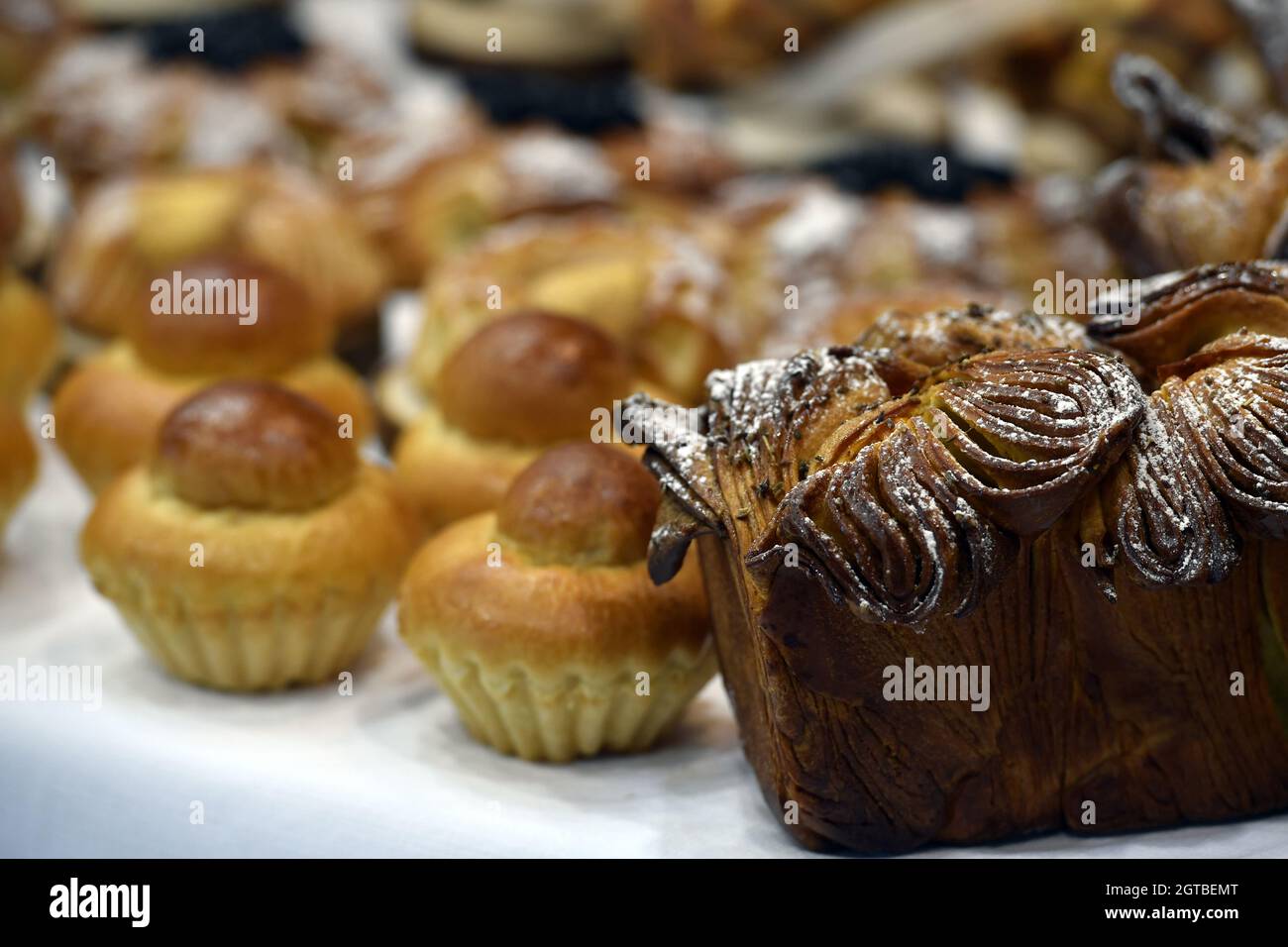 French bakery products - Lyon - France Stock Photo - Alamy