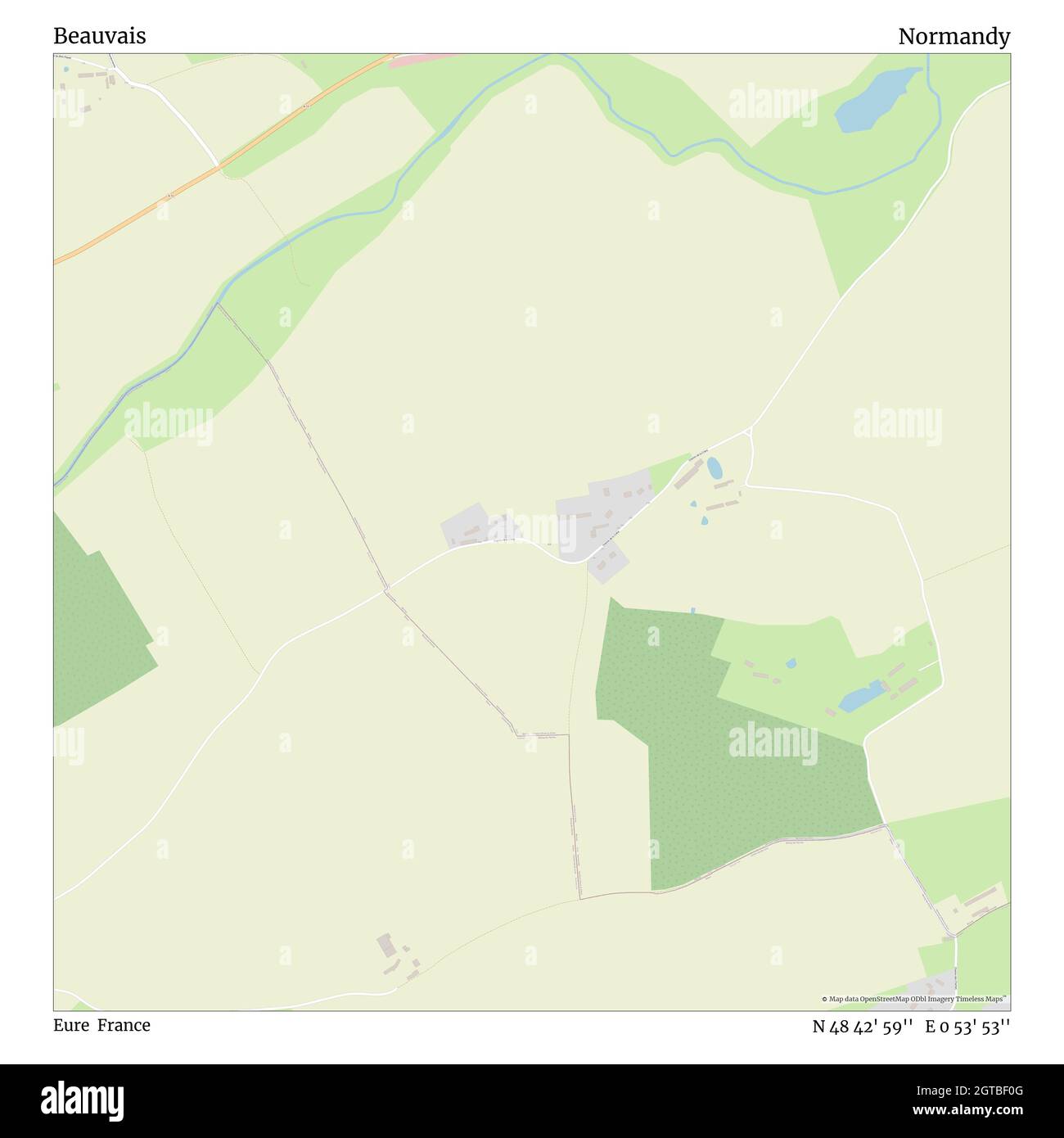 Beauvais map hi-res stock photography and images - Alamy