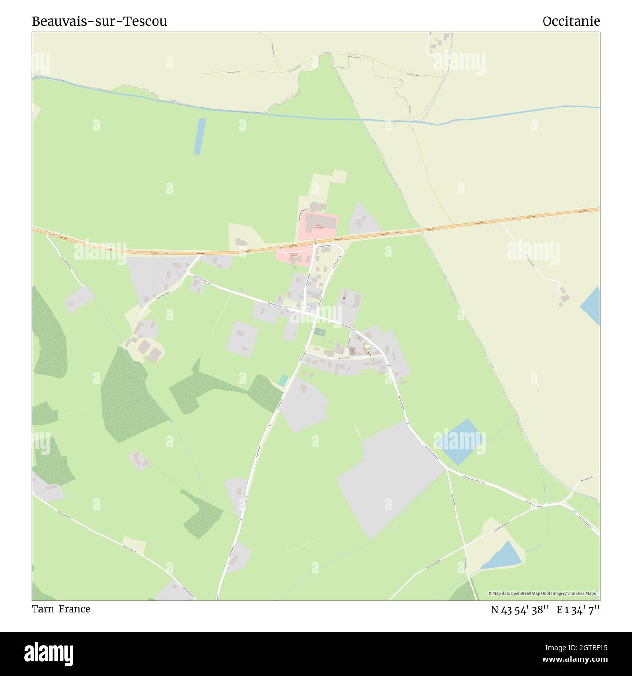 Map of beauvais hi-res stock photography and images - Alamy