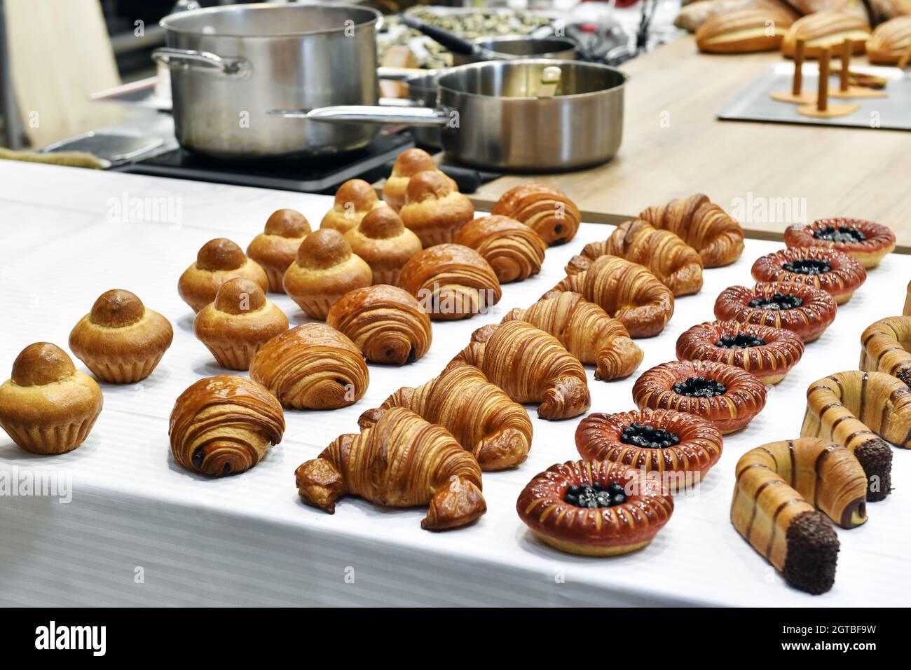 French bakery products - Lyon - France Stock Photo - Alamy