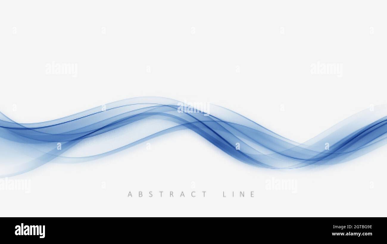 Blue abstract wave. Abstract vector background wave Stock Vector Image ...