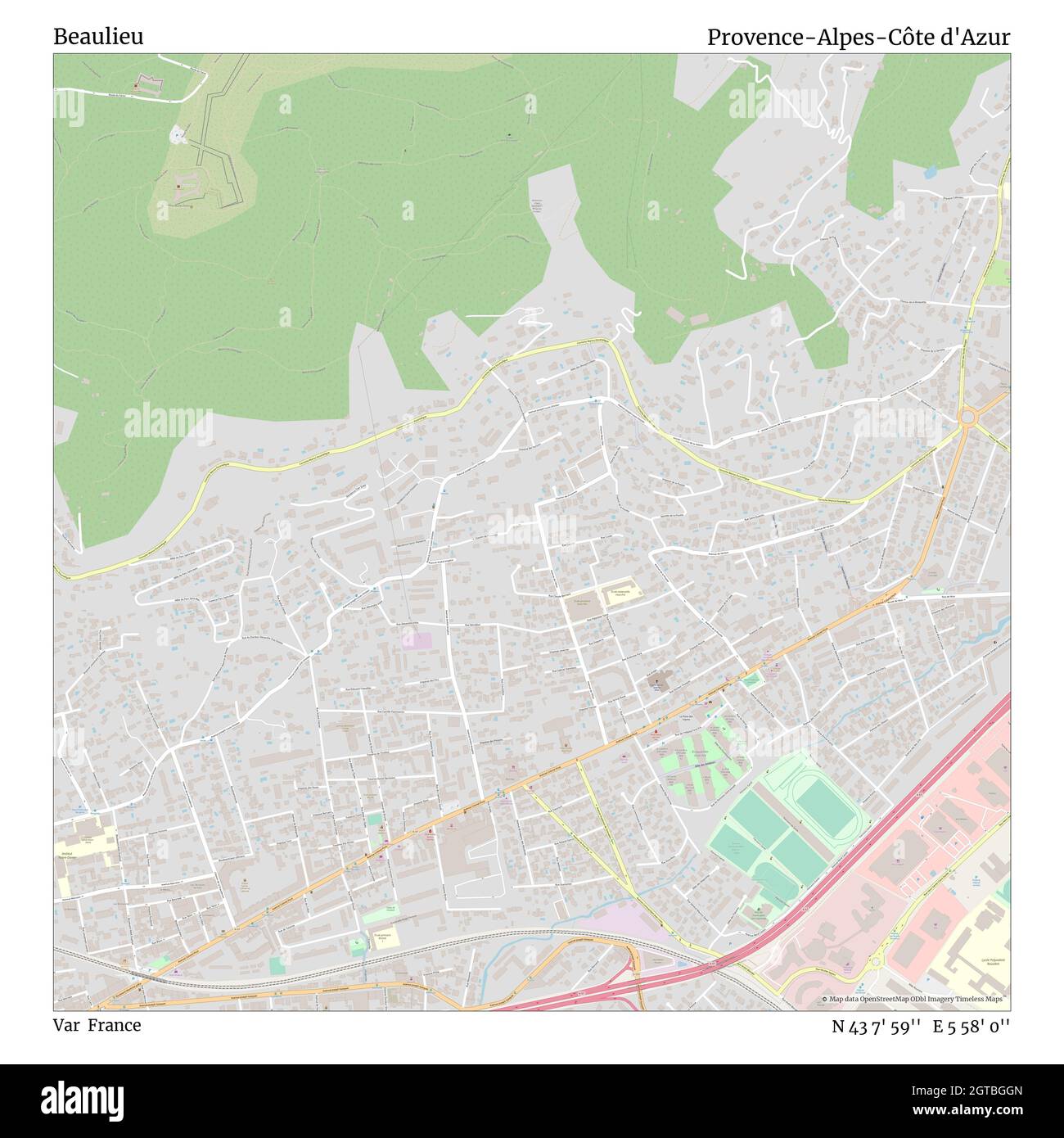 Beaulieu, Var, France, Provence-Alpes-Côte d'Azur, N 43 7' 59'', E 5 58 ...