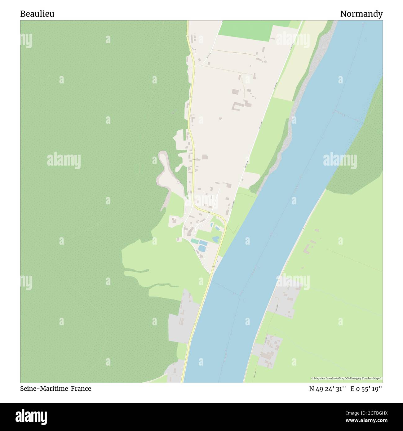Map of beaulieu hi-res stock photography and images - Alamy