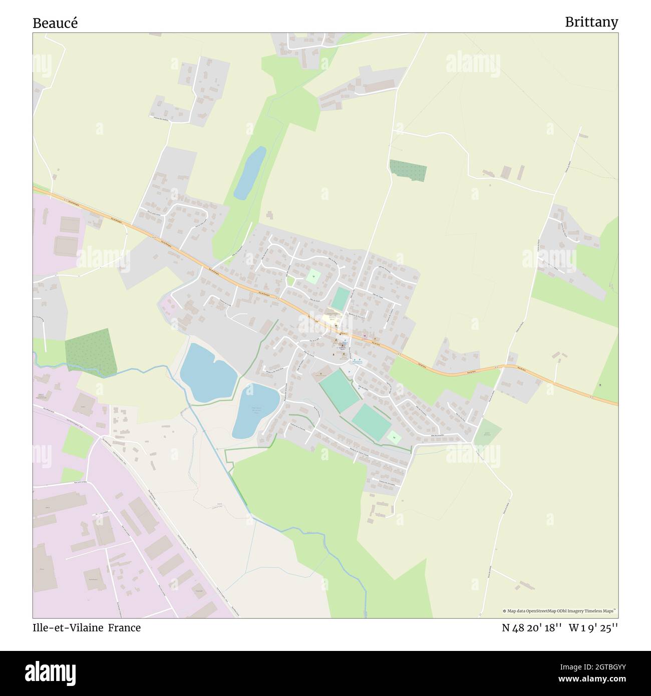 Beaucé, Ille-et-Vilaine, France, Brittany, N 48 20' 18'', W 1 9' 25 ...