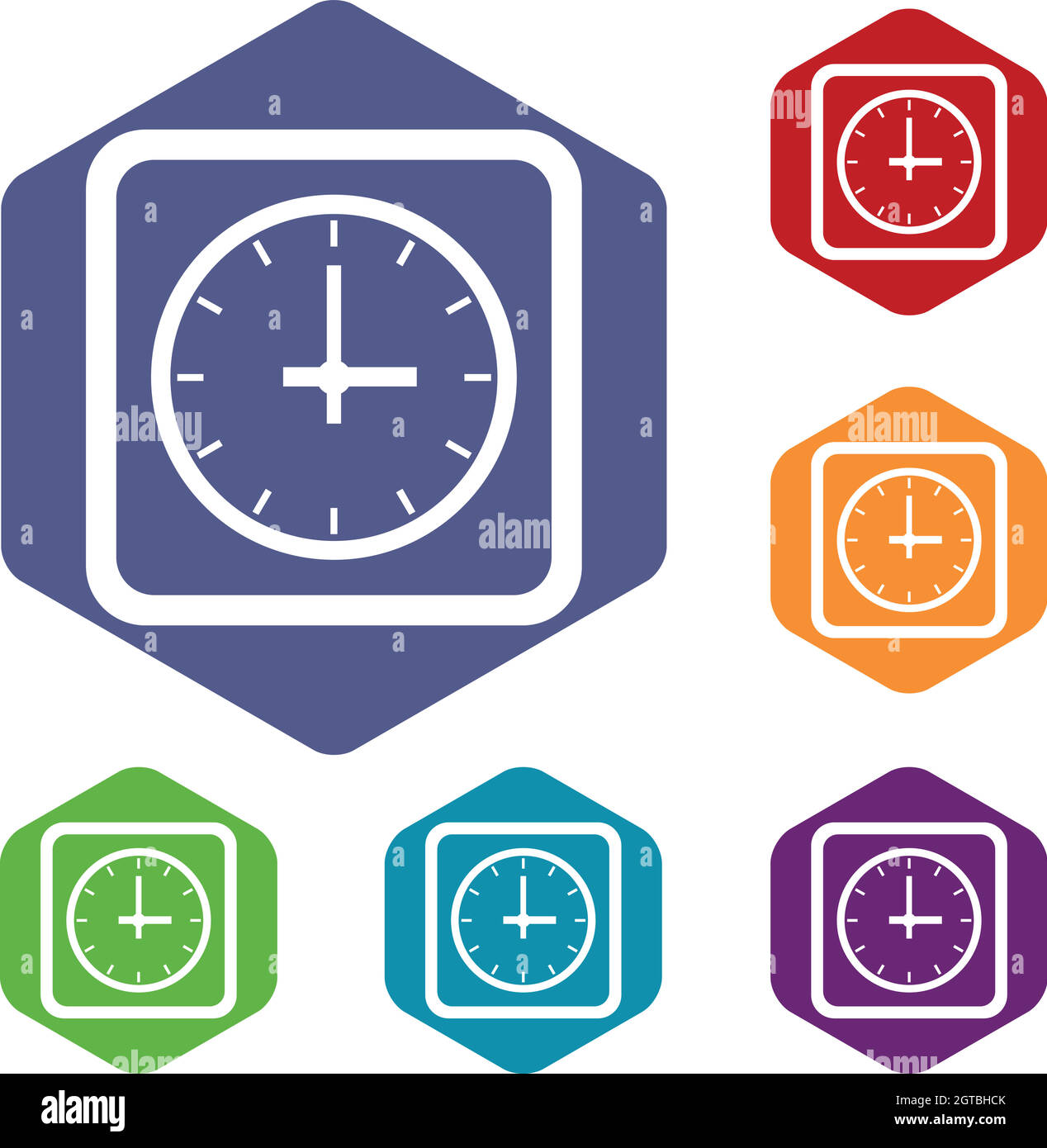 Watch icons set Stock Vector Image & Art - Alamy