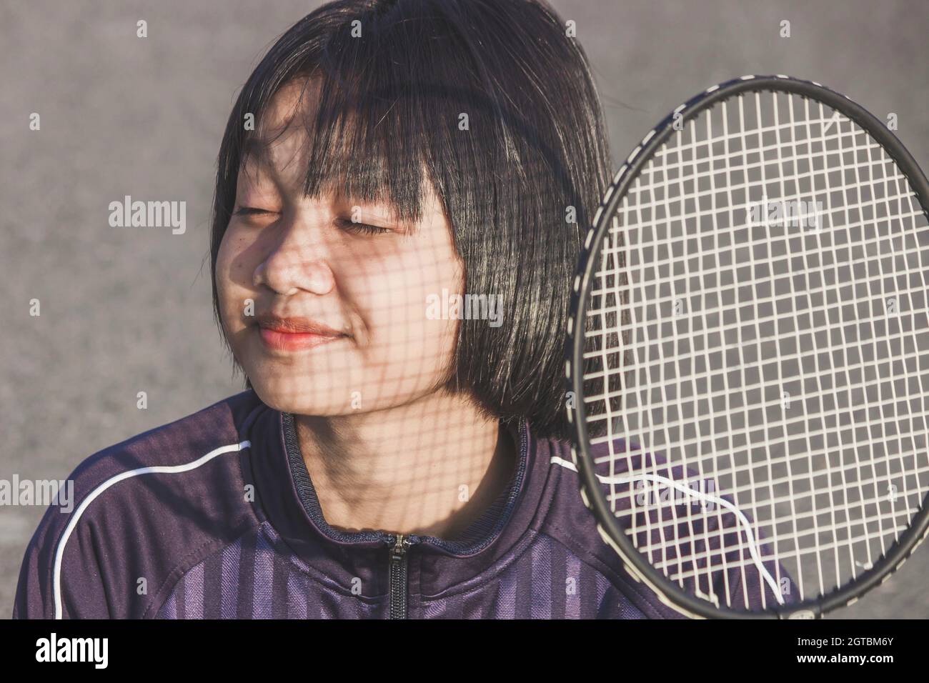 Racket face hi-res stock photography and images - Alamy
