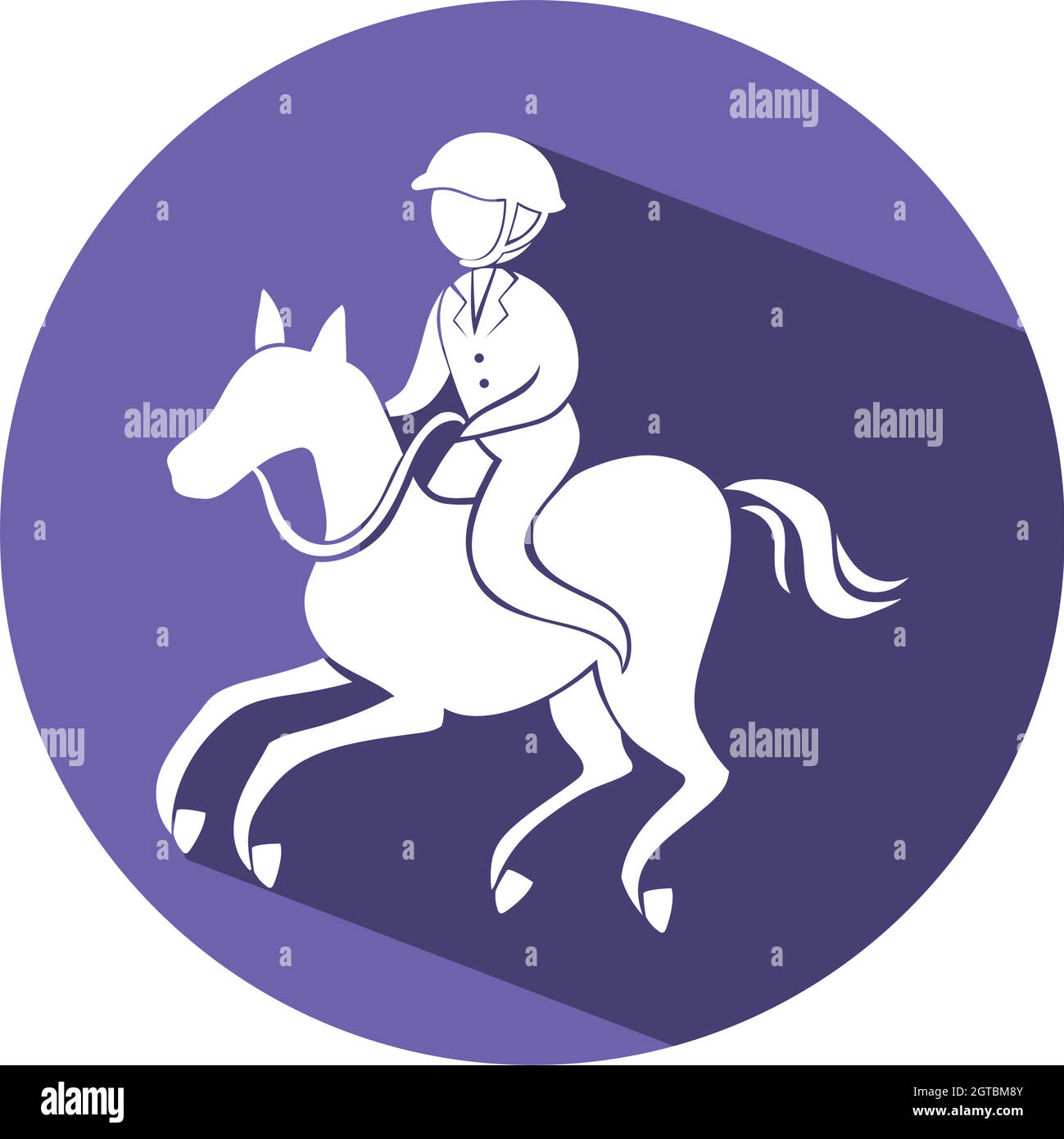 Horse badge Stock Vector Images - Alamy