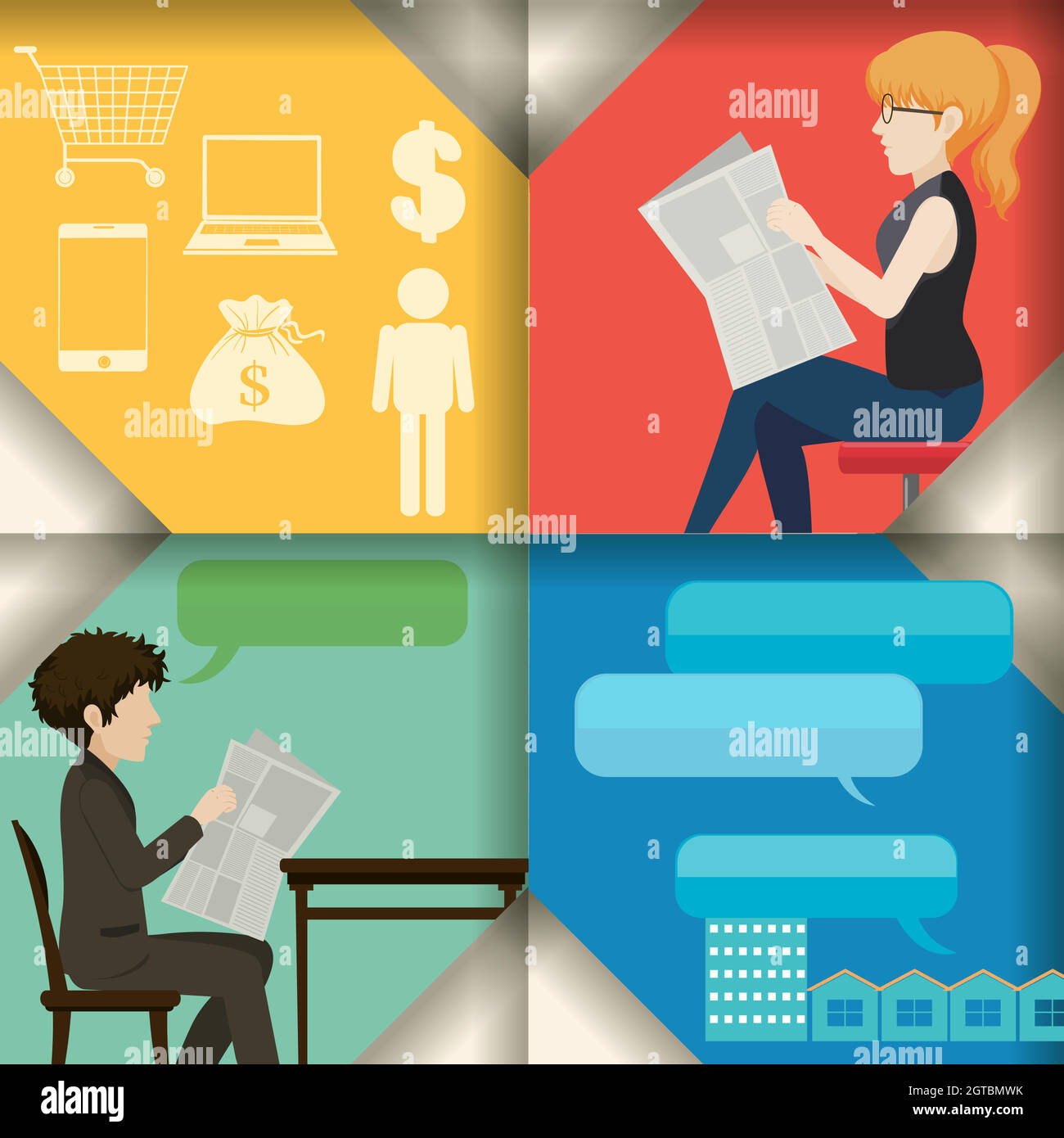 Communication with Stock Vector Images - Alamy