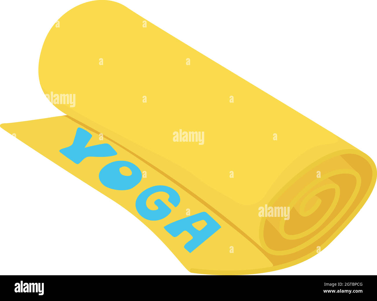 Yoga mat icon, cartoon style Stock Vector Image & Art - Alamy