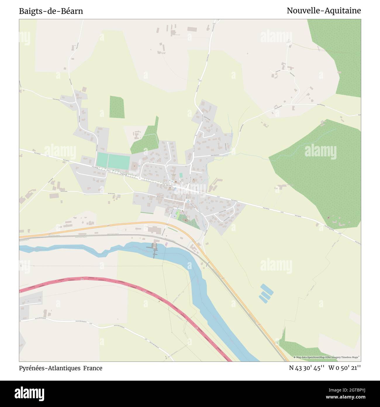 Baigts-de-Béarn, Pyrénées-Atlantiques, France, Nouvelle-Aquitaine, N 43 ...