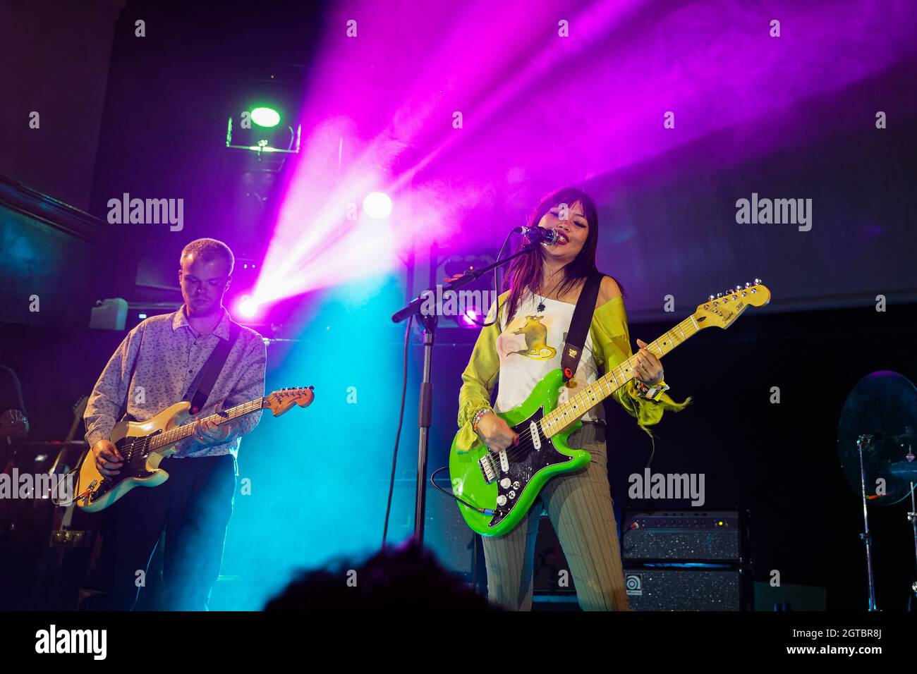 October 1, 2021: Beatrice Kristi Laus aka Beabadoobee performs at UK ...