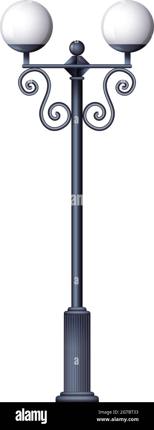 A lamp post Stock Vector Image & Art - Alamy
