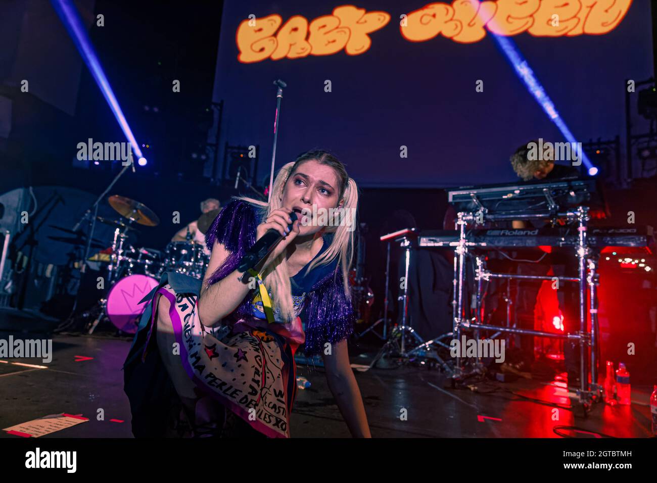 October 1, 2021: Alt pop star Bella Latham aka Baby Queen performs at ...
