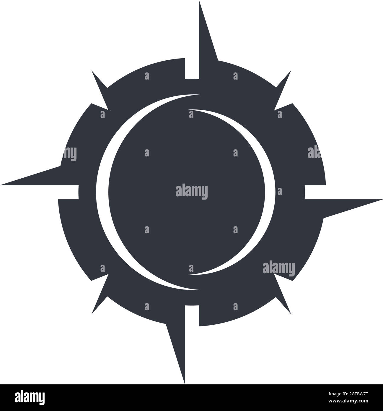 compass logo vector template illustration Stock Vector Image & Art - Alamy