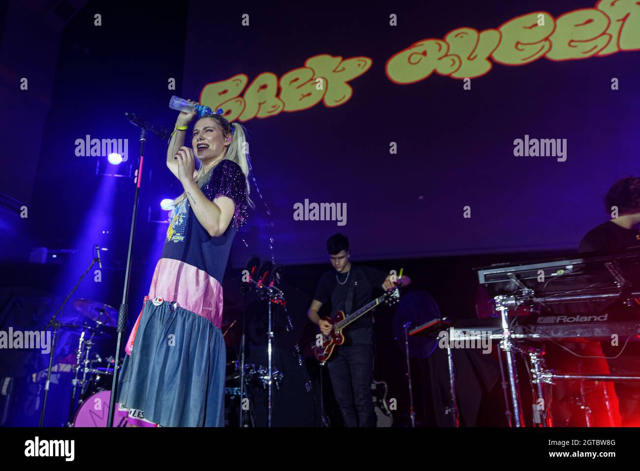 October 1, 2021: Alt pop star Bella Latham aka Baby Queen performs at ...