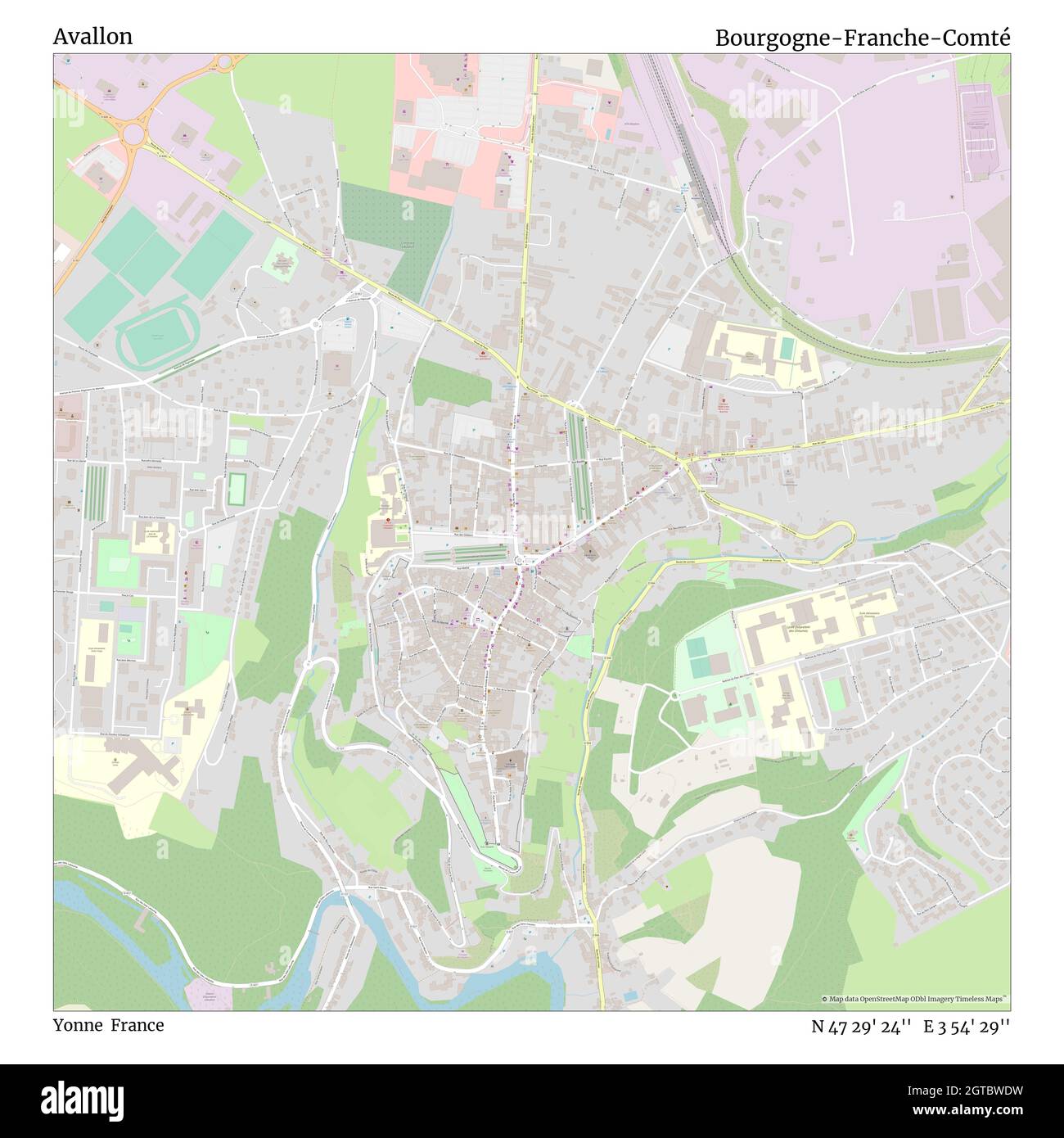 Avallon, france Cut Out Stock Images & Pictures - Alamy