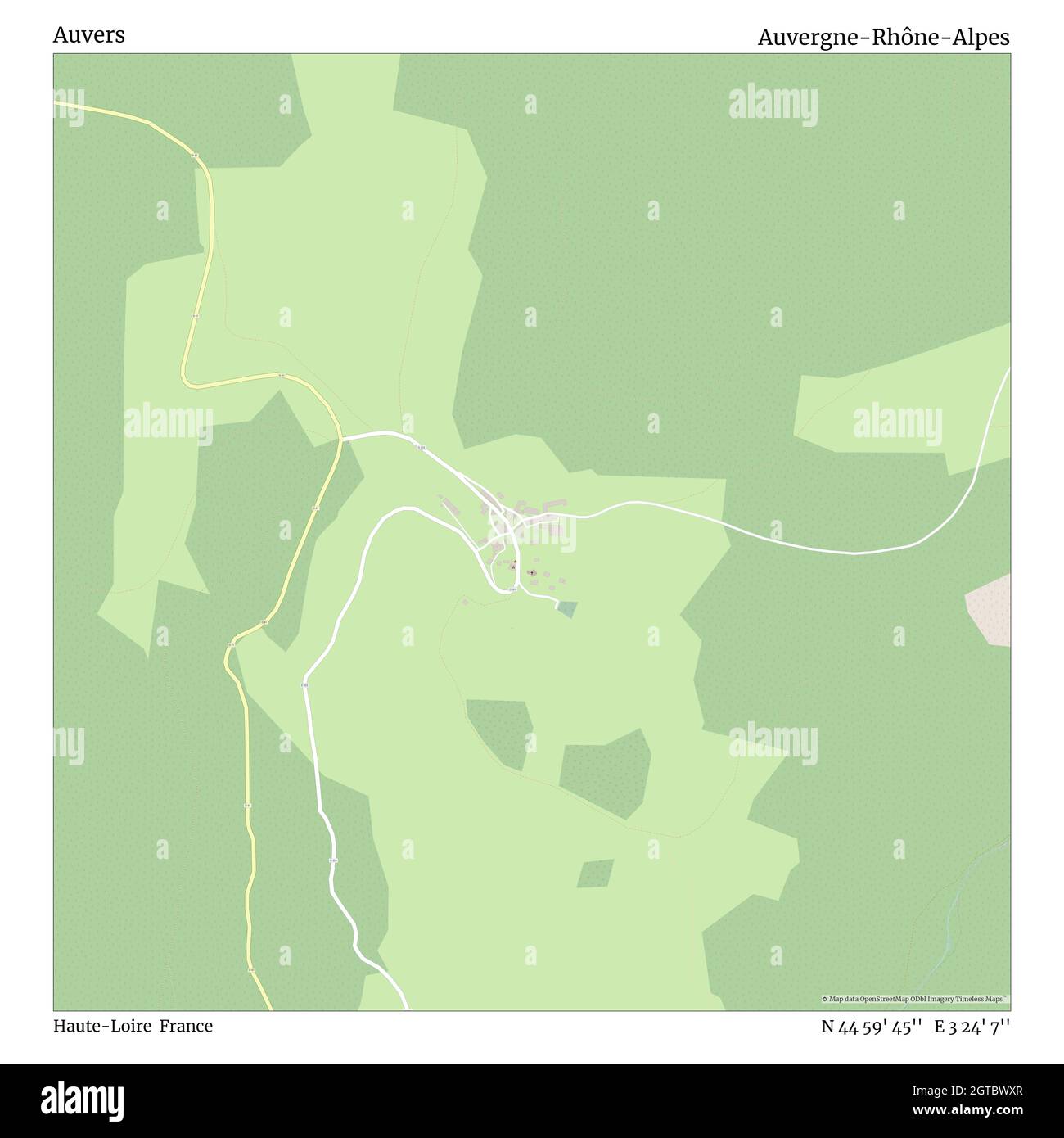 Map haute loire france Cut Out Stock Images & Pictures - Alamy