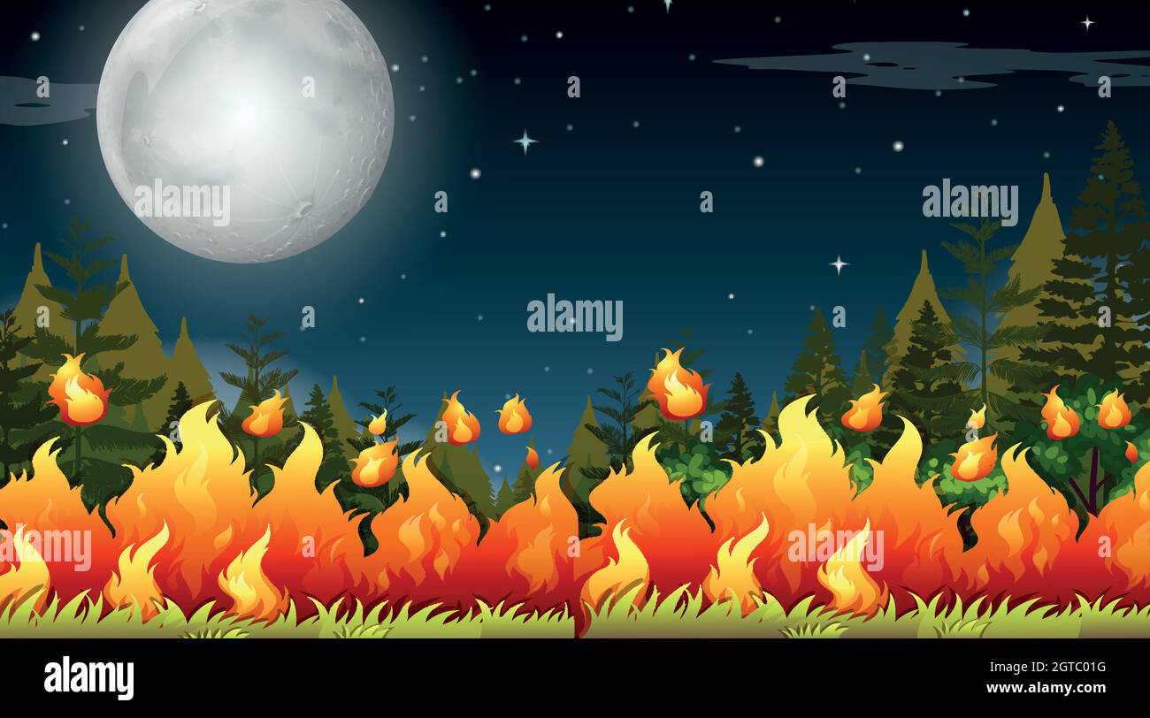 Natural environment scenes landscape Stock Vector Image & Art - Alamy